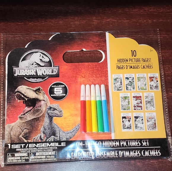 Jurassic World | Accessories | Jurassic World Coloring Set | Poshmark